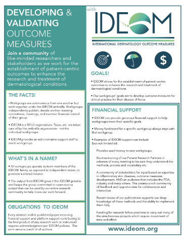 IDEOM | International Dermatology Outcome Measures